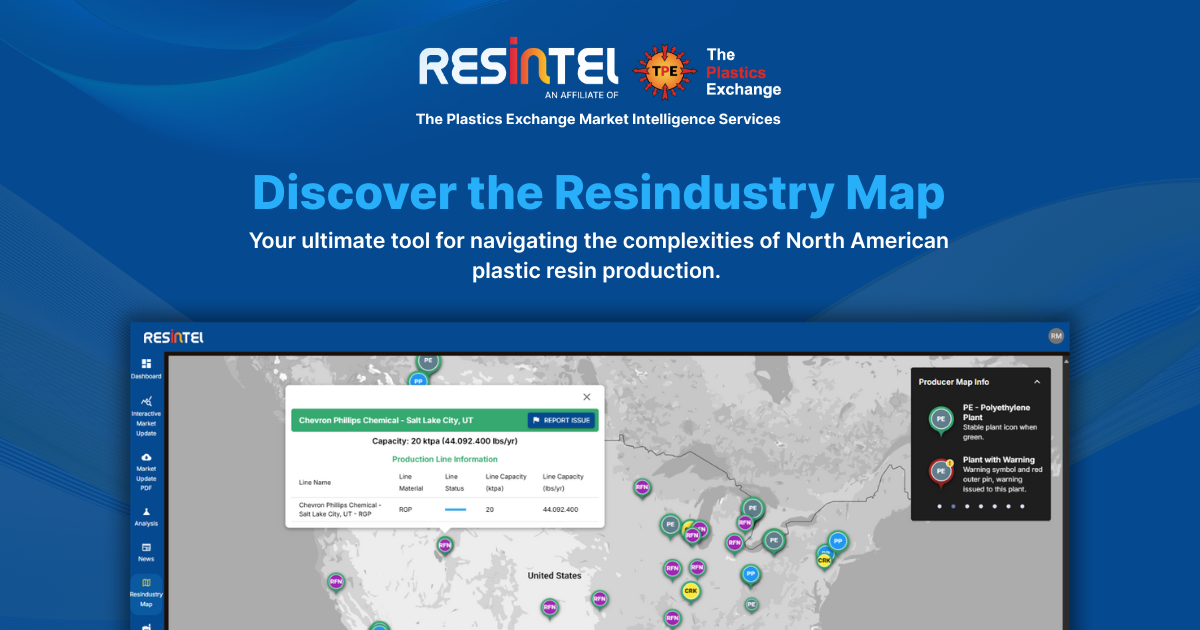 Petrochemical Production Map | Resintel